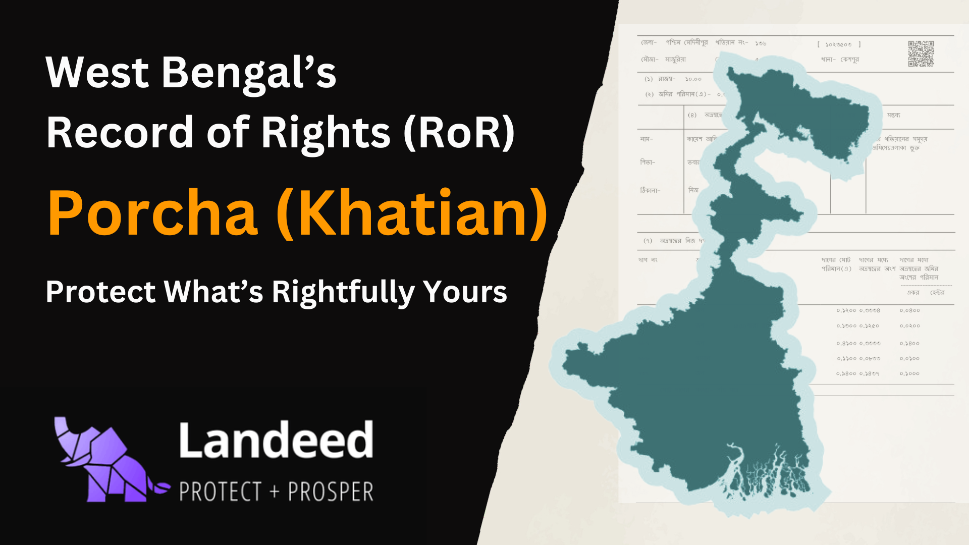 Understanding West Bengal Certified RoR or Porcha (Khatian) | Landeed